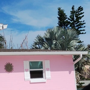 Exterior Shutter With Mid Century Modern MCM Starburst Cutout ...