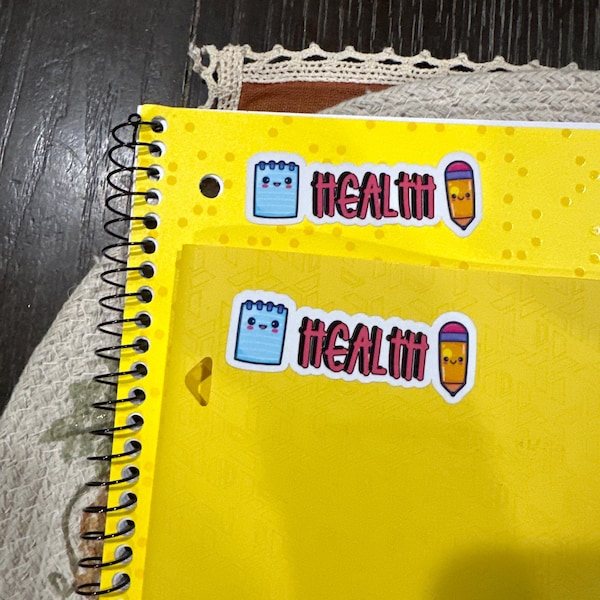 Custom Notebook Labels for School / Notebook Decoration Stickers ...