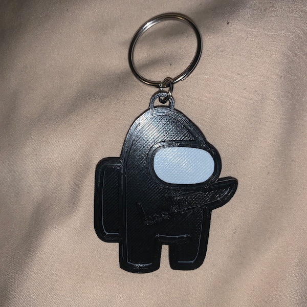 Among Us Keychains - 12+ Colors! 3 Styles! Crewmate/ghost/knife ...