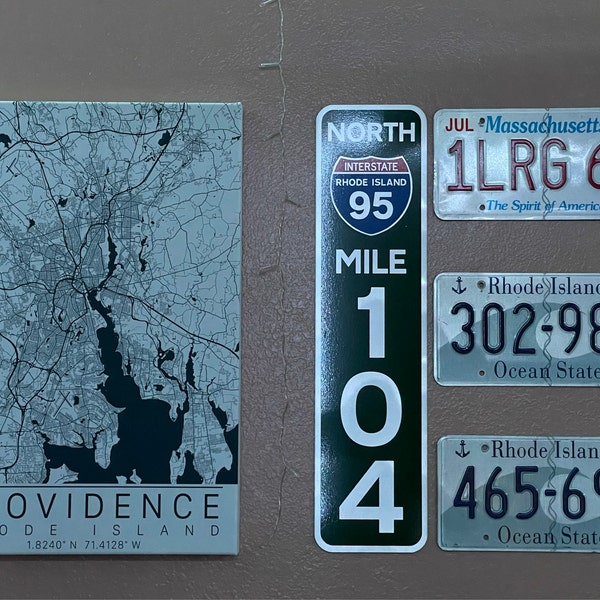 Highway Sign, Interstate Sign, Road Sign. Mile Marker, Street Sign ...