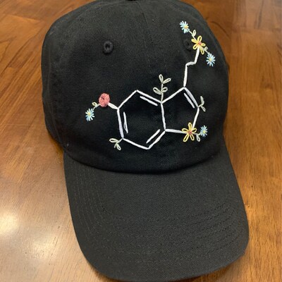 Custom Chemical Structure Embroidery Hoop, Personalized Chemistry Wall ...