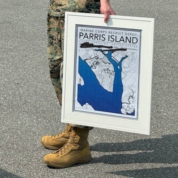 Wall Art Map of Murrells Inlet, South Carolina!!! - Etsy