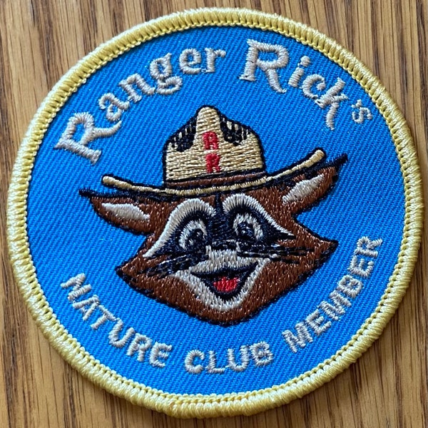 Ranger Rick's Nature Club Embroidered Patch, Outdoor Club - Etsy