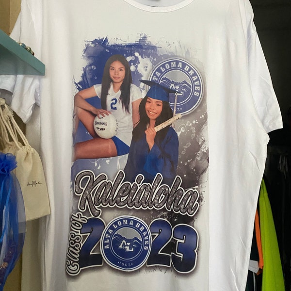 Custom Graduation T-shirt, 3D Graduation T-shirt, All-over Graduation T ...