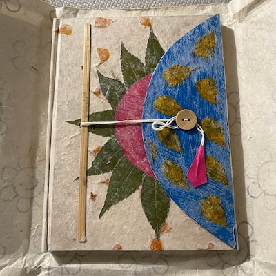 Handmade Floral Journal Beautiful Notebook Handmade Paper Notebook ...