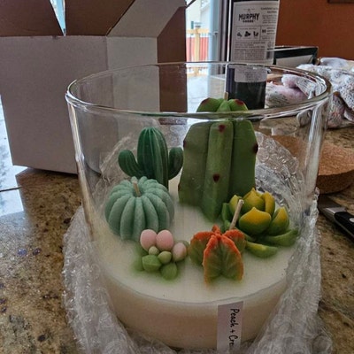 Large Terrarium Candle Decor Entryway Decor for Plant Lovers Gifts for ...