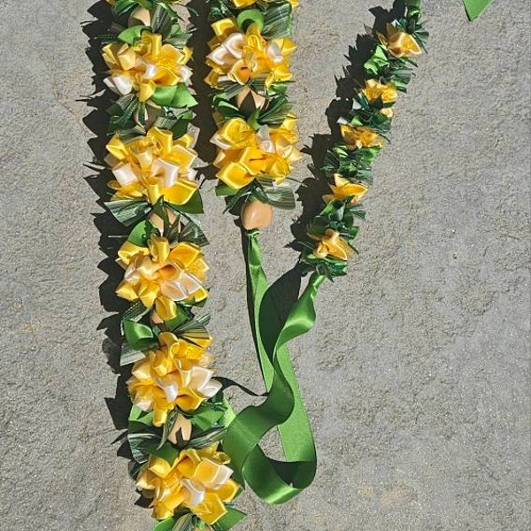 Do It Yourself Ribbons for Beautiful Pink Hawaiian Flower Ribbon Lei - Etsy