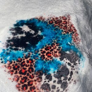 Cowhide Turquoise Glitter Leopard Patches Bundle Png Sublimation Design ...