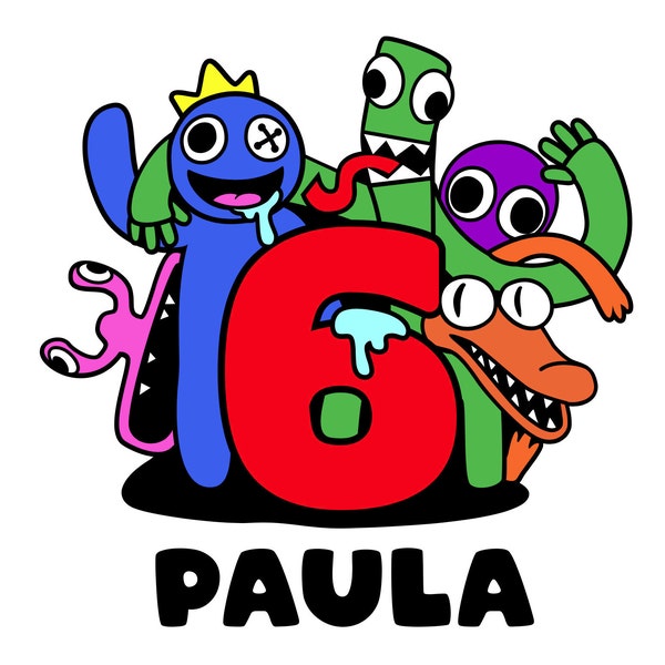 Rainbow Friends SVG, Rainbow Friends PNG, Rainbow Friends Name File ...