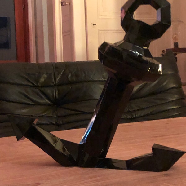 Papercraft Anchor Maritime Decor PDF Template - Etsy