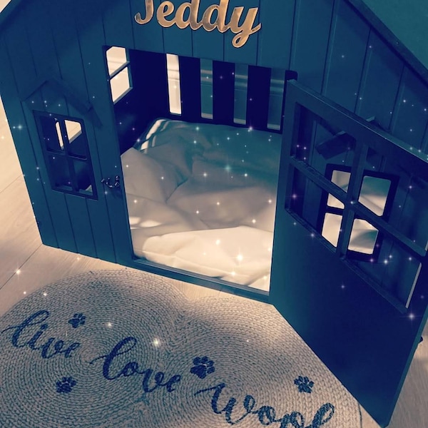 Personalized Dog House, Puppy Dog House, Wooden Dog Crate, Dog Kennels ...