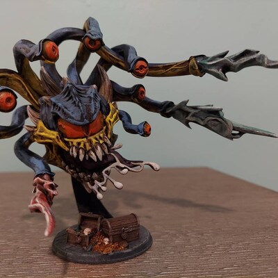 Beholder Boss Mini Dnd Tabletop RPG Miniature D&D Figurines Pathfinder ...