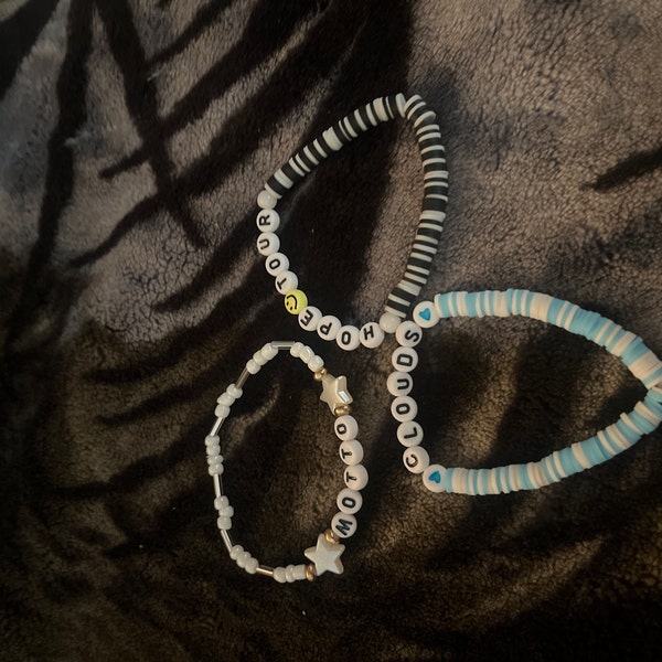 Christian Bracelets! Pray | Praise the Lord | PTL | Pretty Orange Clay ...