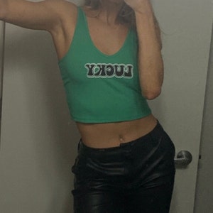 Custom College Apparel Outline Script Crop Top and Shorts - Etsy