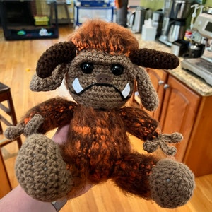 MADE TO ORDER Large or Small Ludo From the Labyrinth Plush Crochet ...