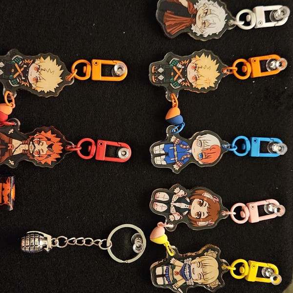 Hero Ship Magnet Keychain - Bakudeku + Kiribaku + Tododeku + Izuocha ...