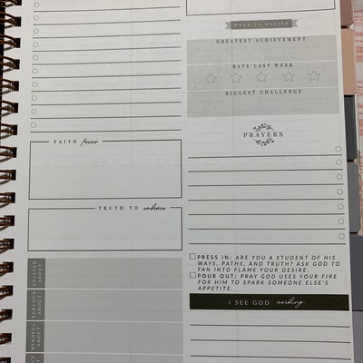 Devotional Planner / Christian Planner / Faith Planner / Bible Study ...