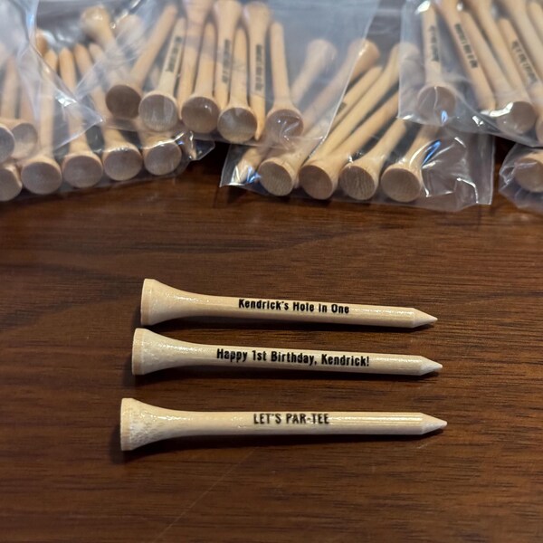 Personalized Golf Tees - Laser Engraved Golf Tee - Custom Golf Tees - 3 ...