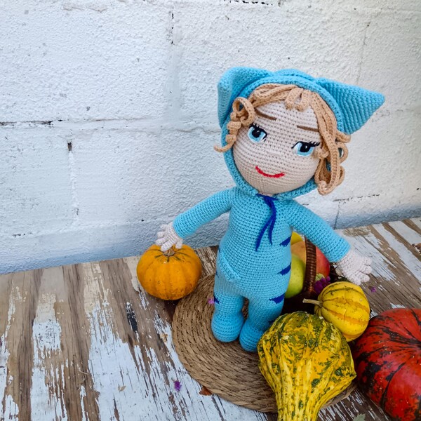 Ava Doll Crochet Pattern PDF File Ava From Dave and Ava Cartoons ...