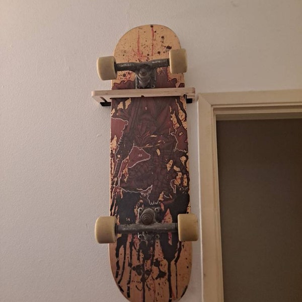 Skateboard / Longboard Wall Storage - Single Board Display - Etsy