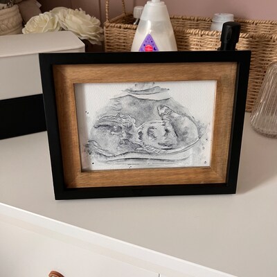 Embryo Art Ivf Painting Embaby Art Hand-painted Nursery Decor Fertility ...