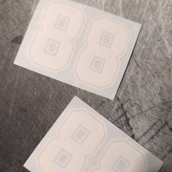 Custom Numbers 0-999 Decals | Choose up to 3 Numbers | Outdoor Quality ...