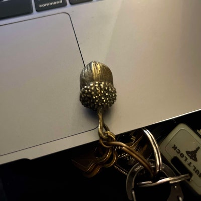 Cabin Keychain VERY SMALL Gold Log Cabin Keyring Personalized - Etsy