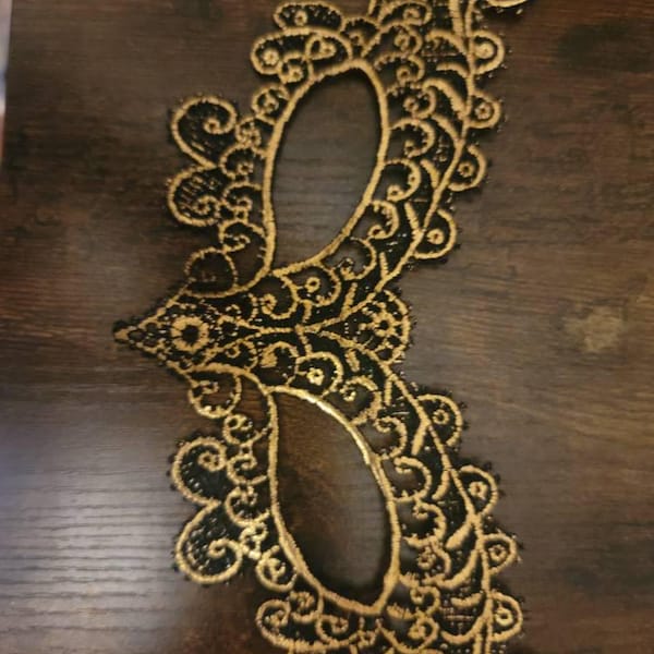 Lace Masquerade Mask, Black and MAROON Masquerade Custom Mask, Raven ...