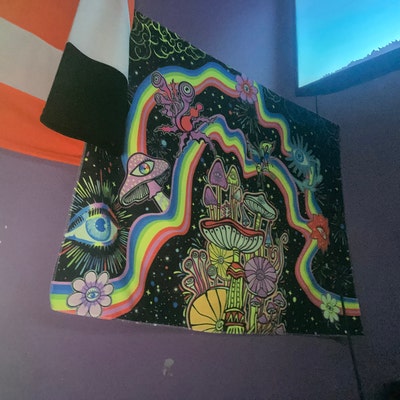 Psychedelic Tapestry Sexy Nude Women Tapestry aesthetic Wall - Etsy