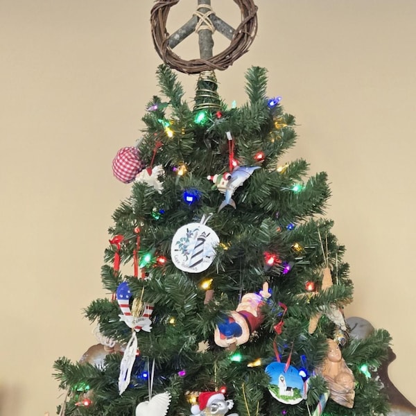 Peace Sign Tree Topper - Etsy