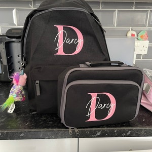 Personalised Back to School Set I Custom Name Back Pack for Kids Boys ...