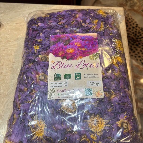 1000g Premium Organic Dried Blue Lotus Flowers Blue Tea Herbal Tea ...