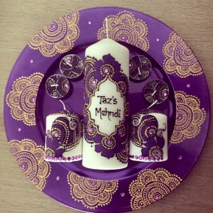 Mehndi/henna Plates - Etsy