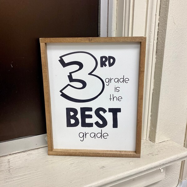 Grade Level Signs Back to School Classroom Signs Teacher Sign Class ...