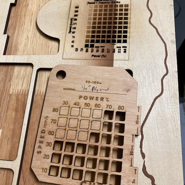 Ultimate Laser Calibration Pack - Cutting Engraving Test Cards, Focus ...