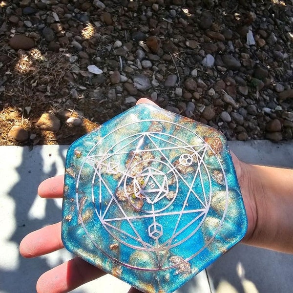 Custom Dice Holder/tray & Matching Dice, Gift for Him, Dnd Dice Holder ...