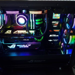 Custom light RGB GPU backplate graphics card decoration board | Etsy