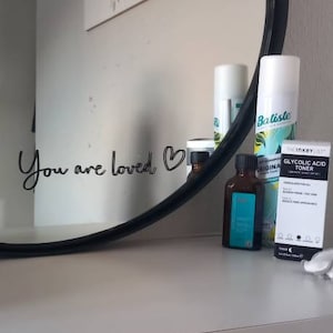 Motivational Self Love Labels Decals Perfect for Mirrors, Notebooks ...