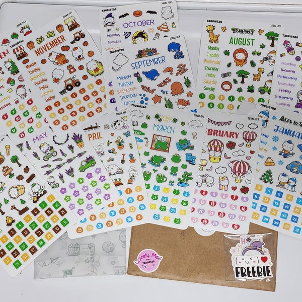 Planner Stickers for Days of the Week Planning, Days of the Week ...