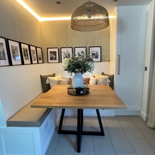 Reeded Wall Panels | Ribbed Wall Decor DIY Panelling Strips | Black MDF ...