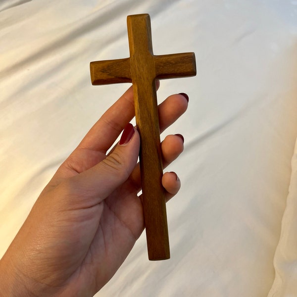 Beautifully Simple Wooden Hand Cross - Etsy