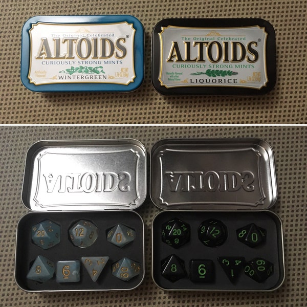 INSERT ONLY - Laser Cut Altoid Tin Gaming Dice Holder - Etsy