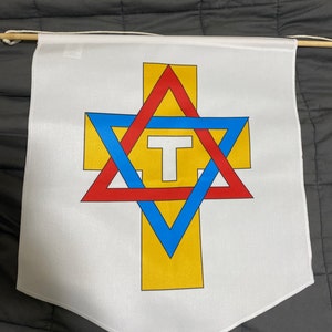 Hermetic Order of the Golden Dawn Cross and Triangle front & Back ...