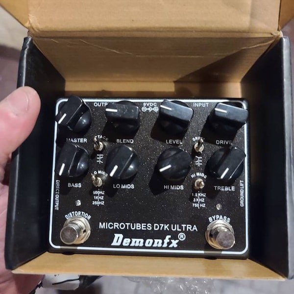 Demonfx Microtubes D7K Ultra V2 Bass Preamp Effect Pedal - Etsy