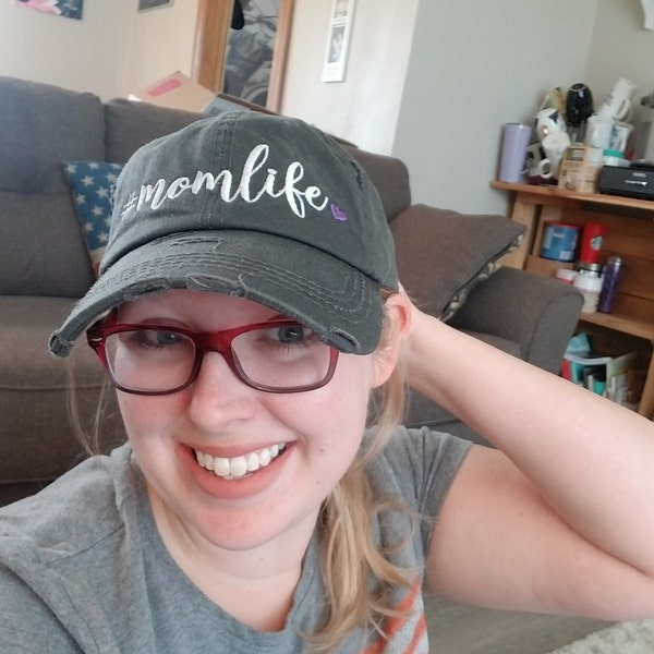 Momlife Hat | #momlife Hat | Mom Hat | Mom Life Custom Baseball Cap ...