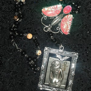 Pazuzu Rosary Occult Demonic Flying Demon Sigil of Lucifer | Etsy