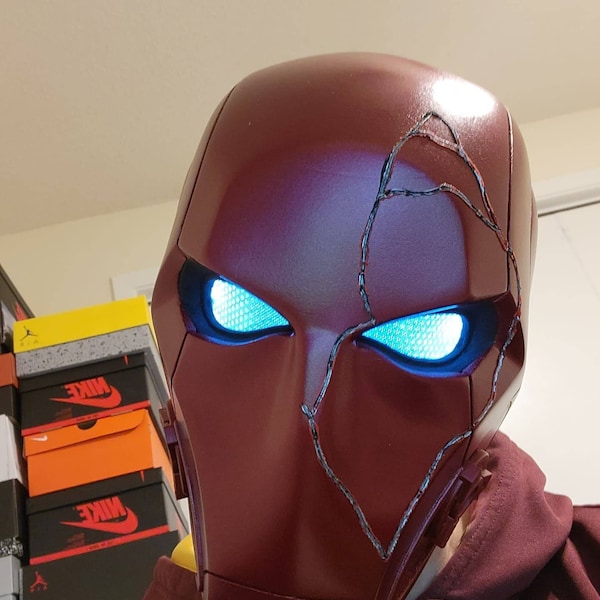 Red Hood Cosplay Helmet – Inspired by Titans Jason Todd – Custom ...