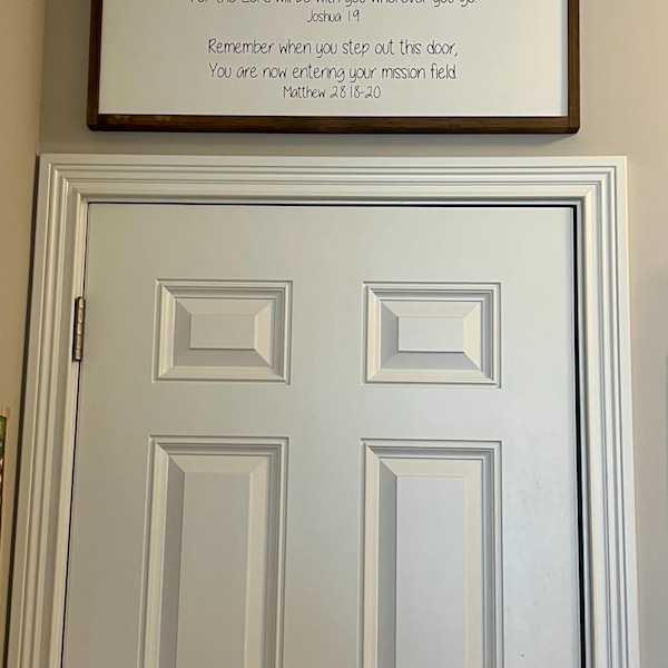 Custom Bible Verse Wall Art-custom Scripture-wood Framed Sign ...