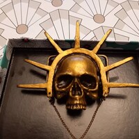 MADE TO ORDER Cyborg Mask With Monocle Azulejo Ceramic Effect Cyberpunk ...