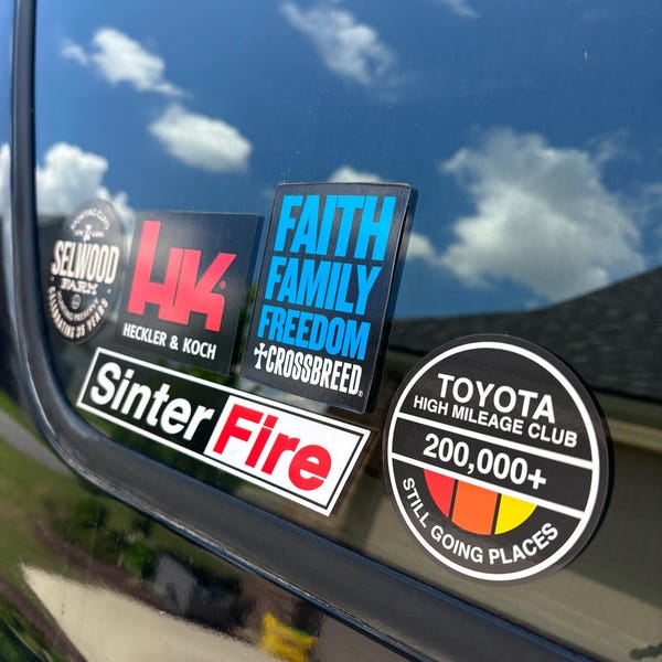 Toyota High Mileage Club Vinyl Sticker - Japanese Vintage Retro Decal ...